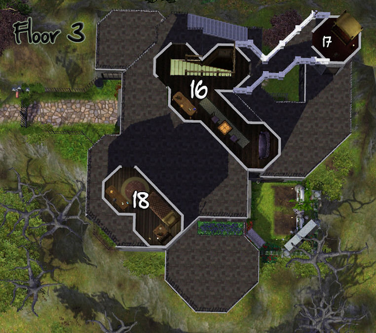 Mod The Sims - " Haunted Medieval Castle " - Huge and detailled - NO ...