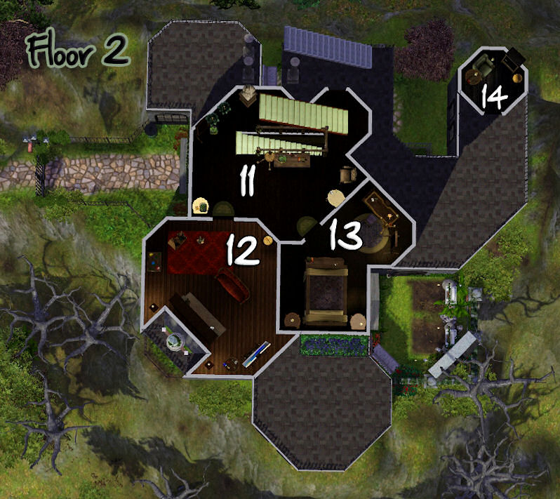 Mod The Sims - " Haunted Medieval Castle " - Huge and detailled - NO ...