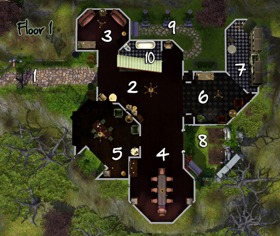 Mod The Sims - " Haunted Medieval Castle " - Huge and detailled - NO ...