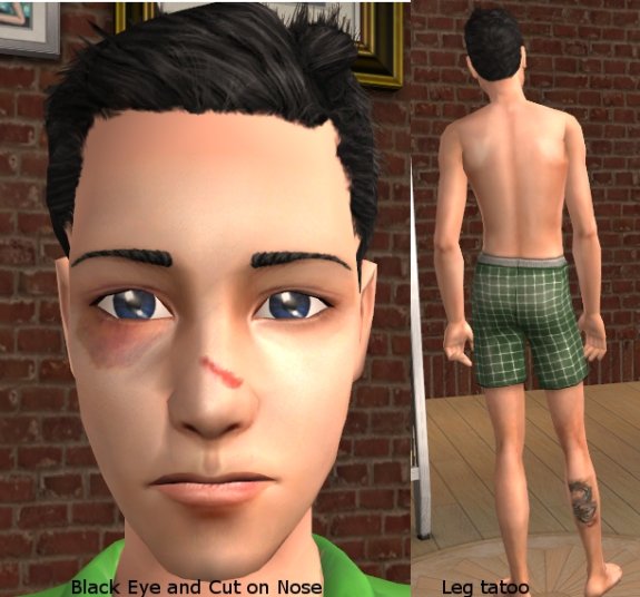 Mod The Sims - Redneck Trailer Trash Skins using Louis's Skin