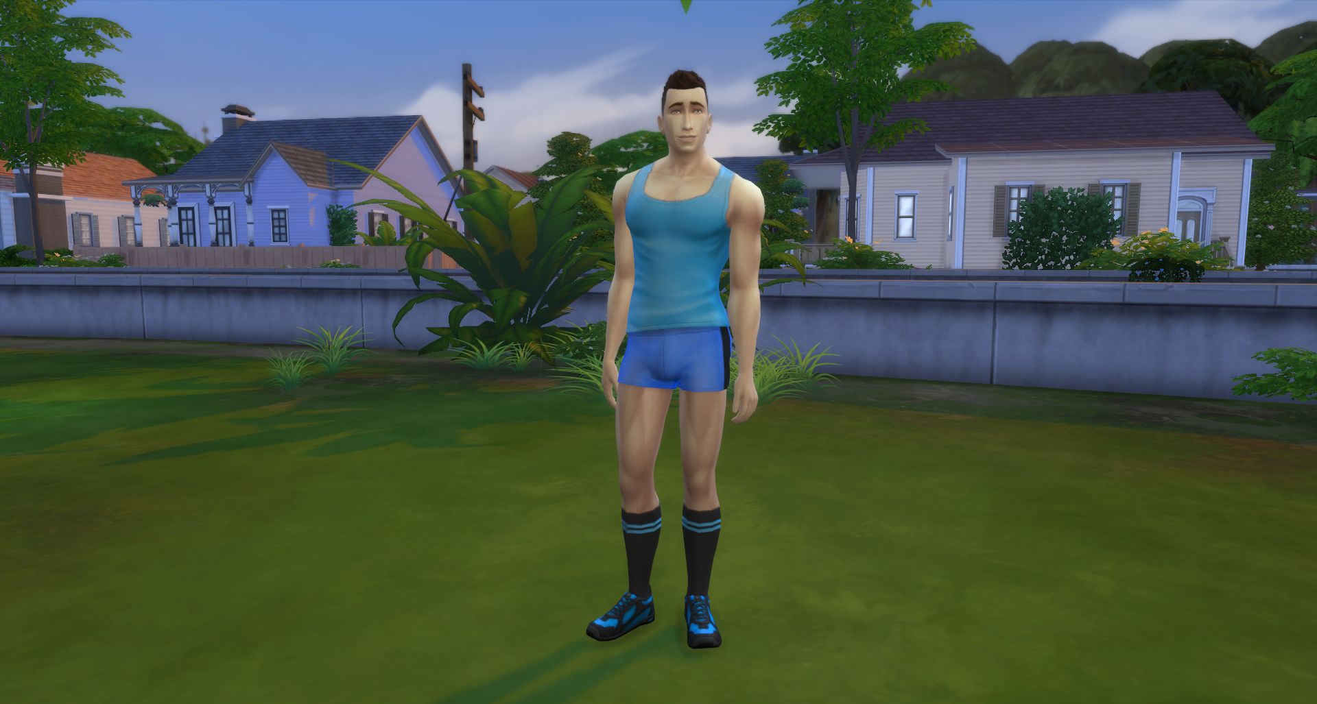 Mod The Sims - Muscled Athletic Clothing re-color assortment