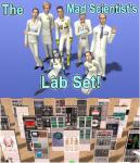 Mod The Sims - Laboratory Set Walls-Floors and outfits