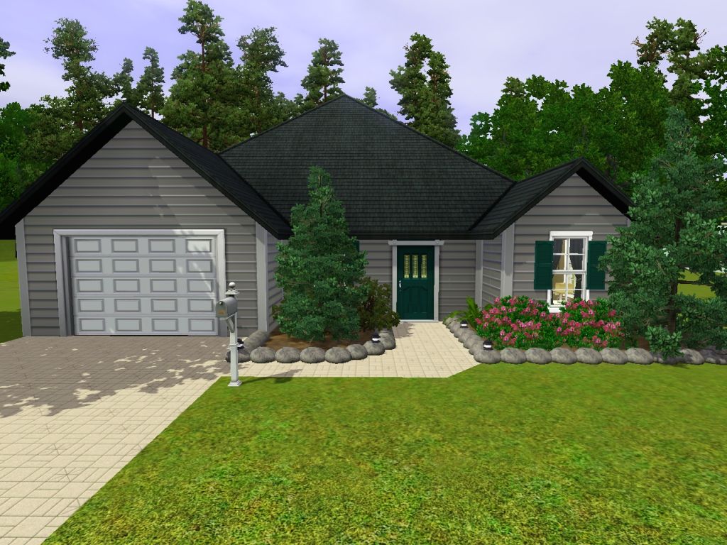 Mod The Sims - Single Family Home - Base game, no CC