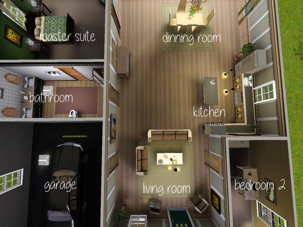 Mod The Sims - Single Family Home - Base game, no CC