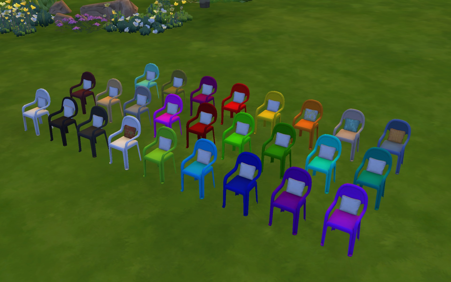 Mod The Sims - Sleek Plastic chair (ts3 conversion)