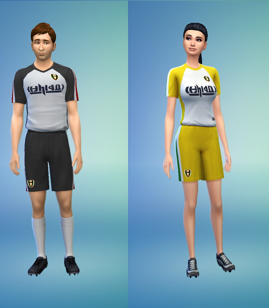 Mod The Sims - athlete career clothes unlocked