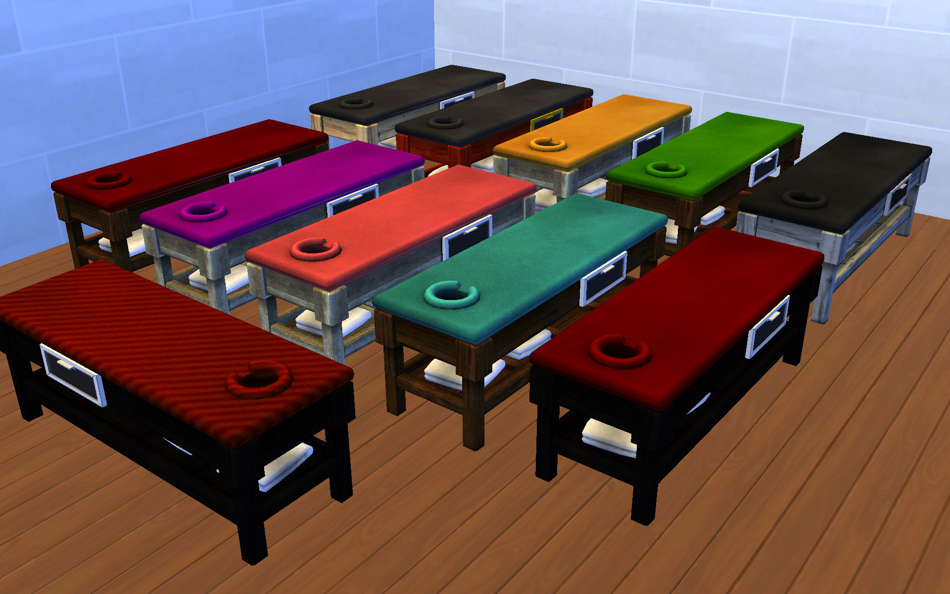 Mod The Sims - the sims 2 & 3 massaging tables