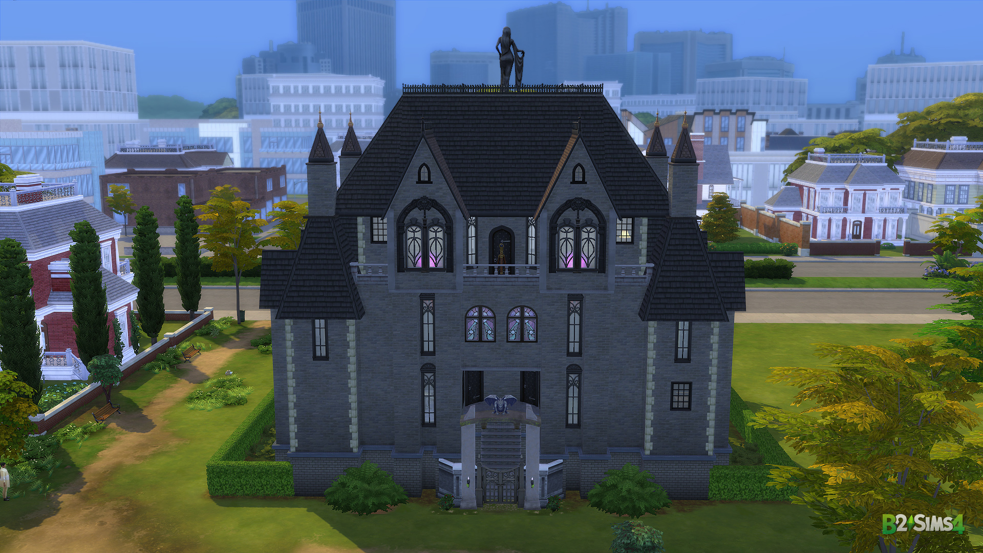 Mod The Sims - Grim's Ghastly Manor (No CC) - 2br, 1ba ** TS3 to TS4