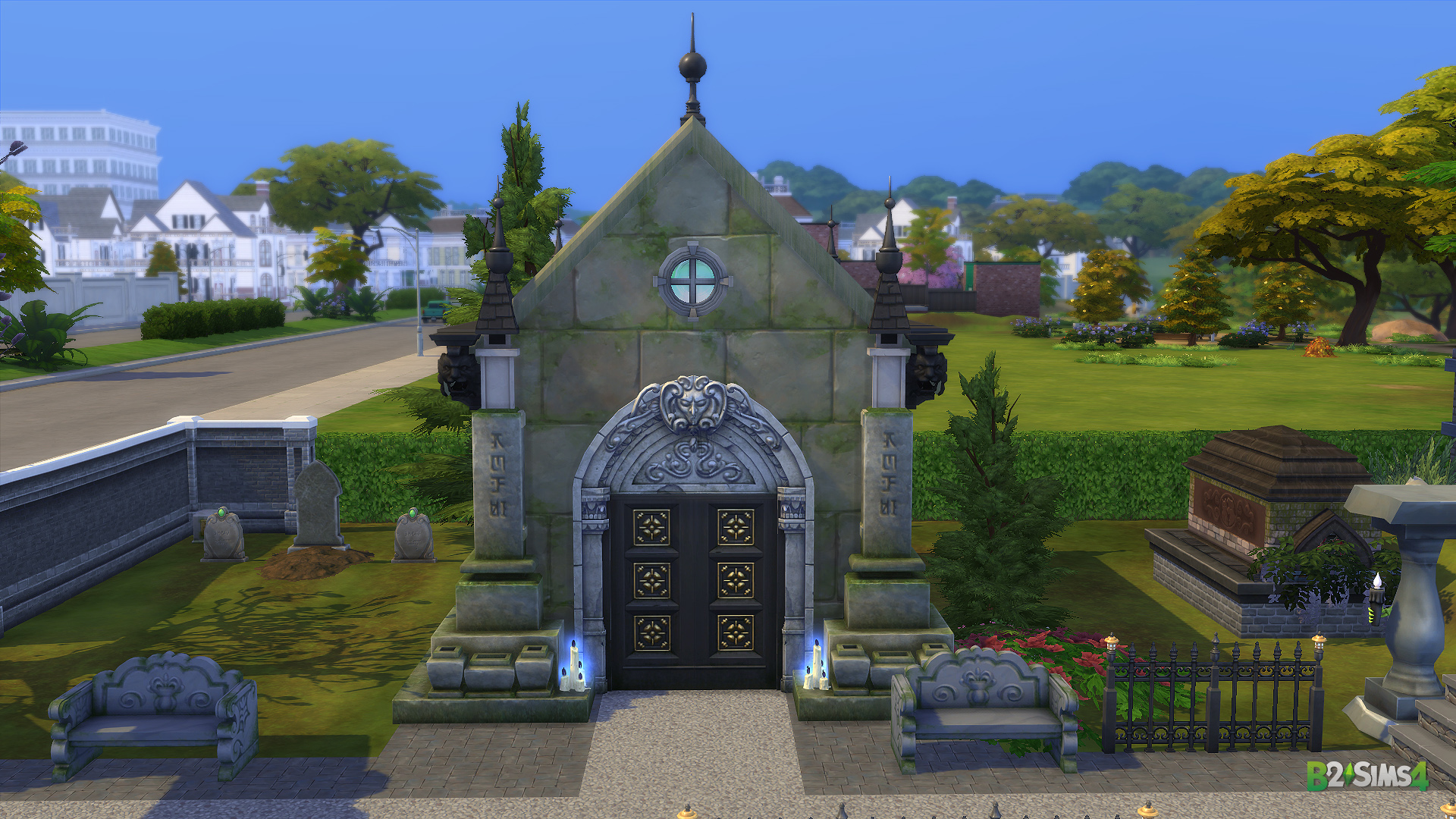 Mod The Sims - Grim's Ghastly Manor (No CC) - 2br, 1ba ** TS3 to TS4
