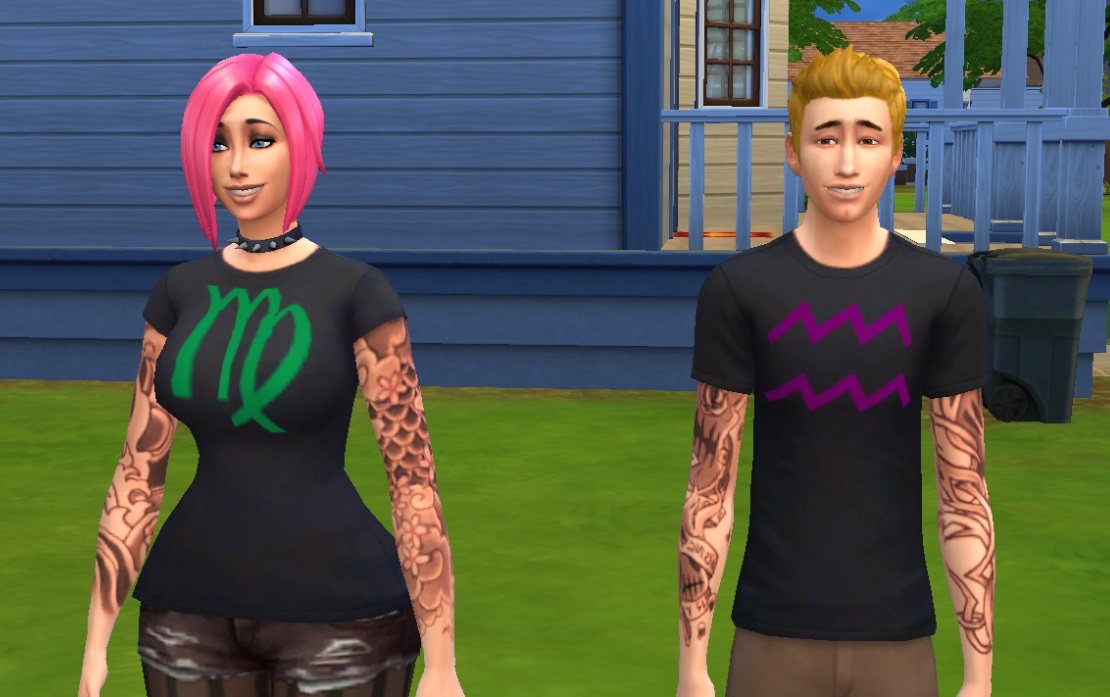 Mod The Sims - Homestuck Troll Shirts