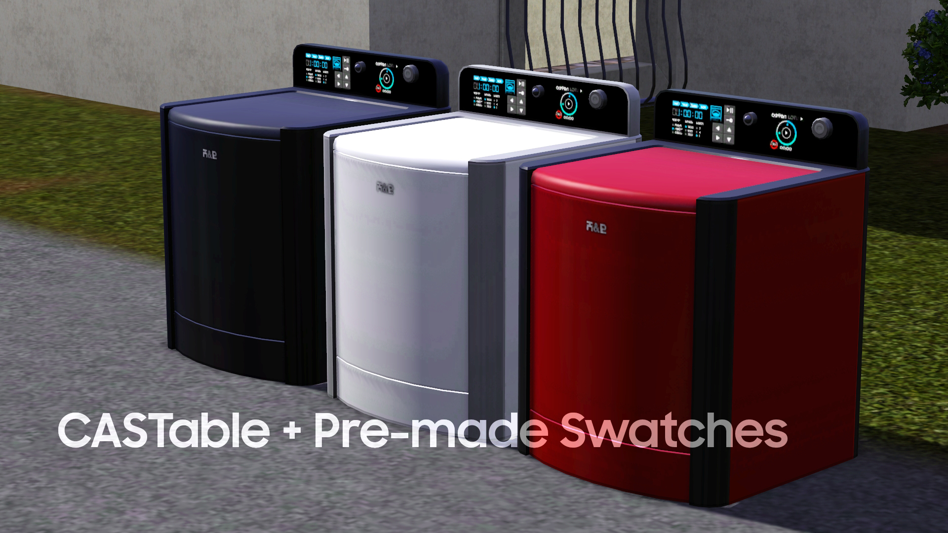 Mod The Sims - H&B TopWash - Washing Machine [TS3, No Dryer]