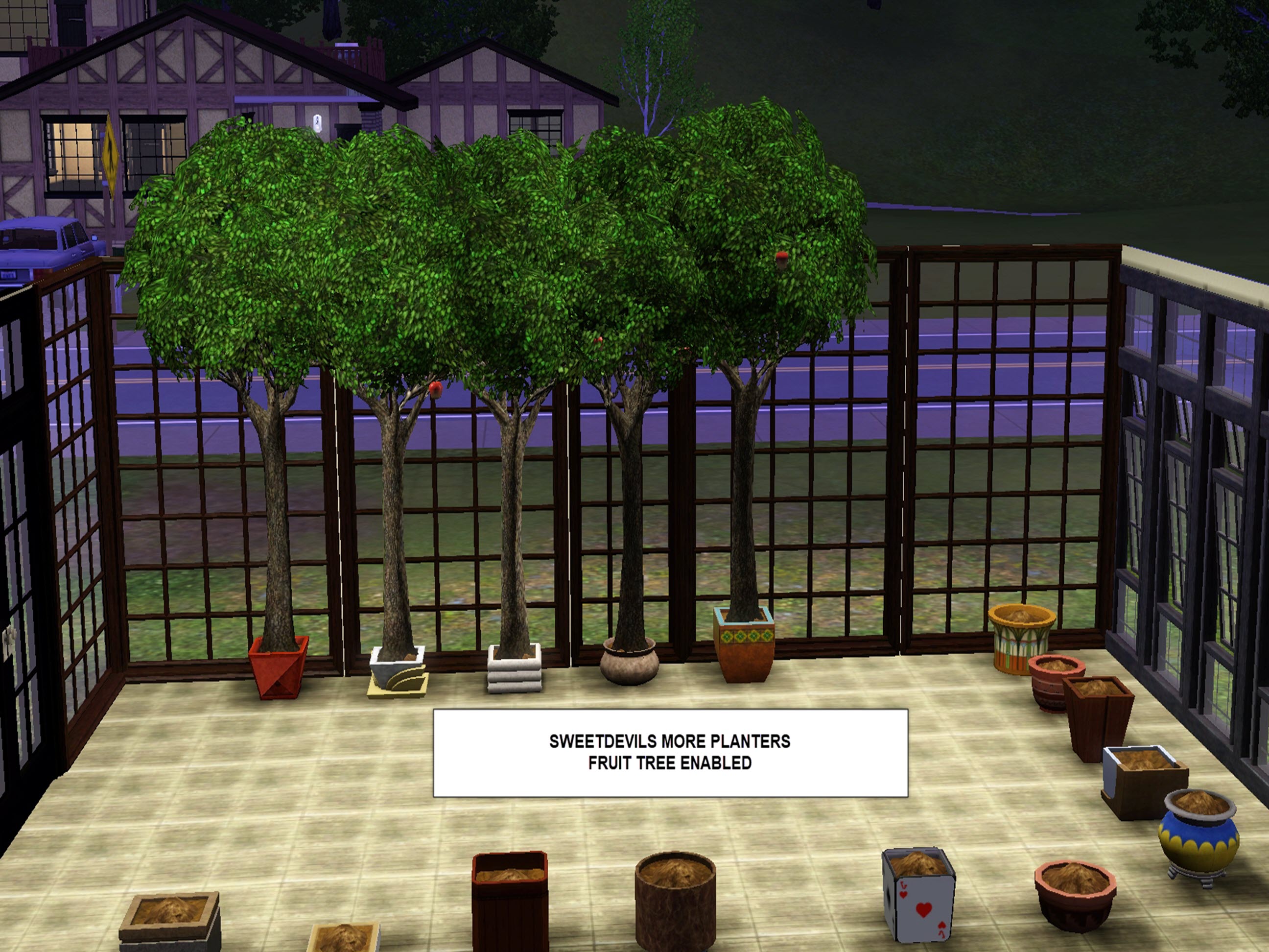 Mod The Sims - Plant Fruit Trees indoors in Planters with No Cheats. Create a Real Greenhouse ...