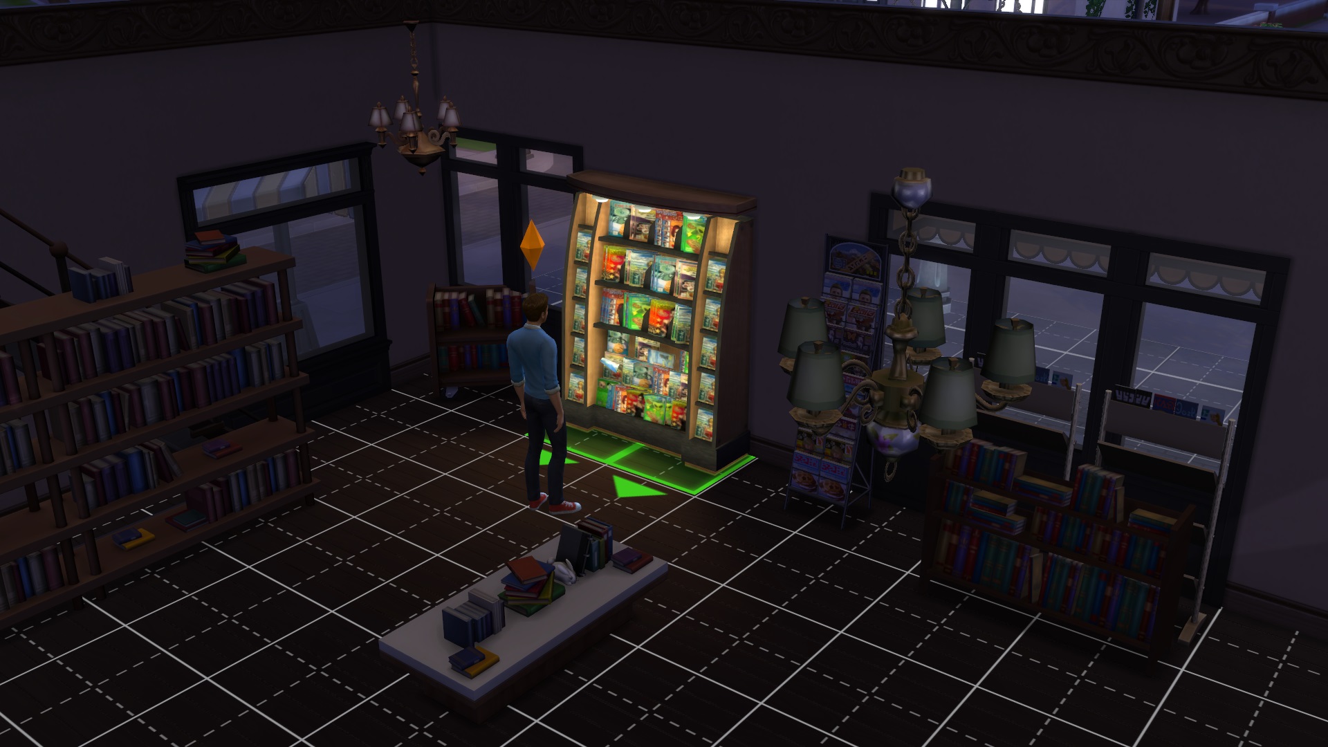 Mod The Sims - Functional Book Display - Sims 2 conversion