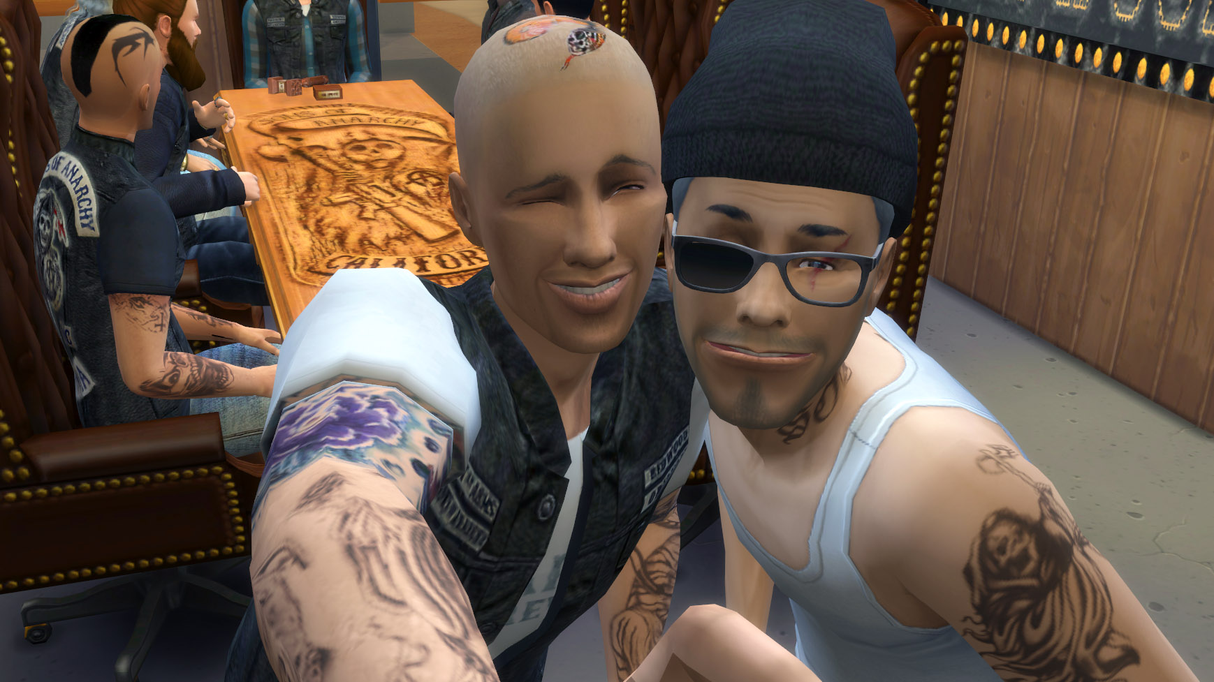 Mod The Sims - Carved Reaper Table (Sons of Anarchy's Table)