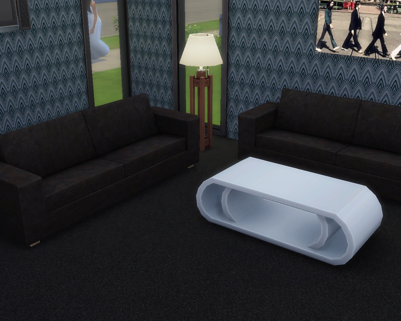 Mod The Sims - Modern leather Sofa
