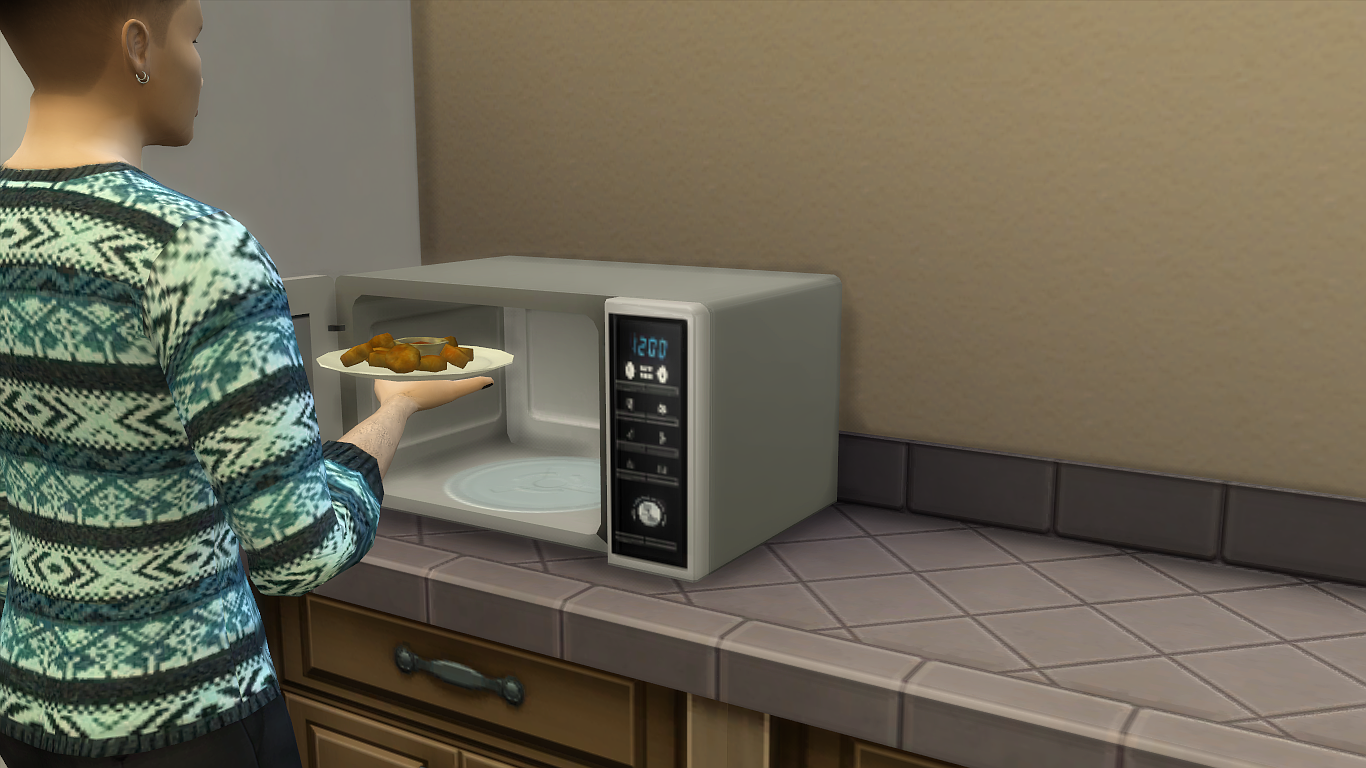 Mod The Sims - Modern microwave