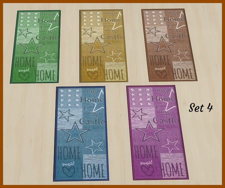 Mod The Sims - Rugs Teppiche