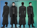 Mod The Sims - 4 vampire outfits