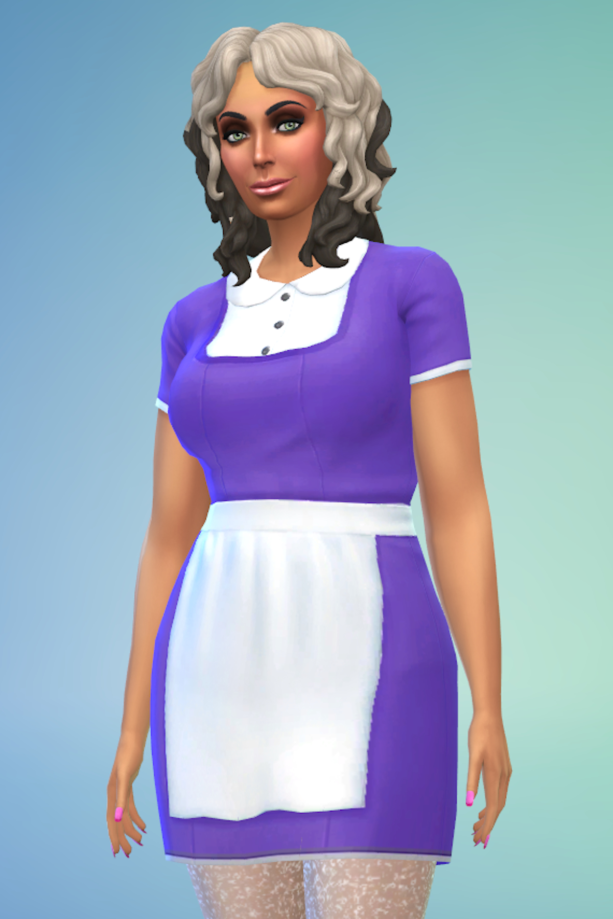 Mod The Sims - Stand Alone MAID Dress ReColor