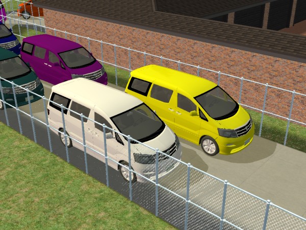 Mod The Sims - 14 Recolours For TreZillah's Toyota Alphard