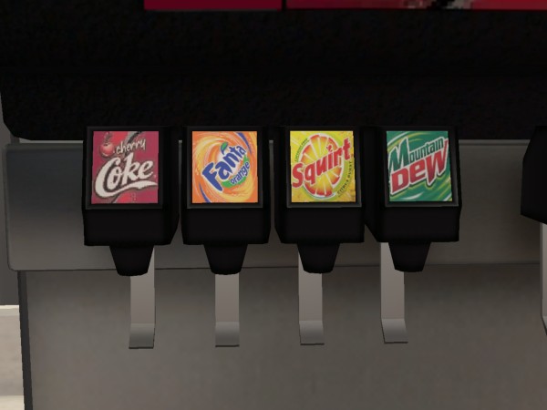 Mod The Sims - More Recolours For Exnem's Soda Machine!!