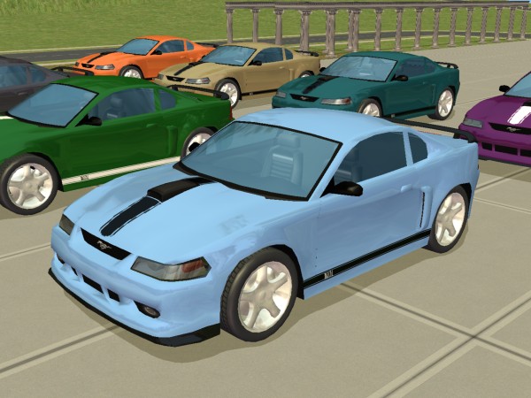 Mod The Sims - 8 Recolours For FifthAce2007's 2004 Ford Mustang Mach 1