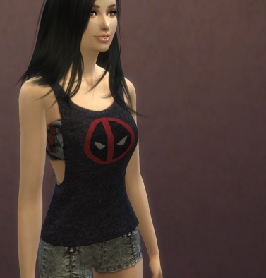 Mod The Sims - Deadpool Tank - Female