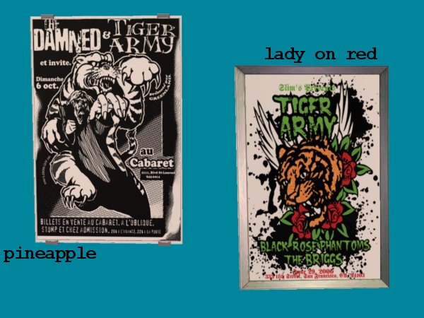 Mod The Sims - Tigerarmy posters