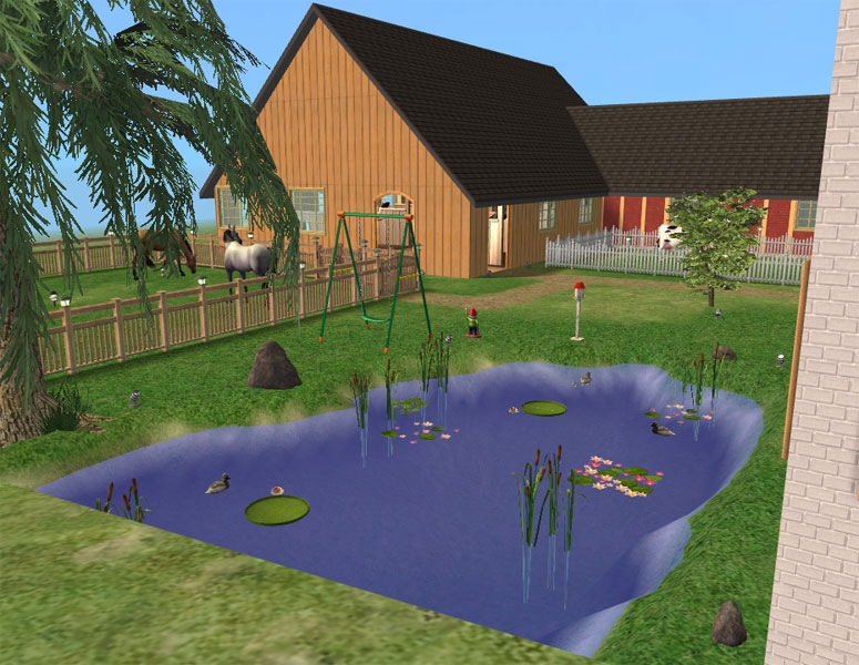 Mod The Sims - Farm & Stable - Fully Furnished, Minimal CC