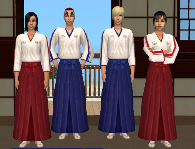Mod The Sims - Bleach Shinigami Uniforms Child-Elder