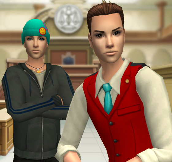 Mod The Sims - Ace Attorney - Apollo Justice - Part 1 Phoenix & Apollo
