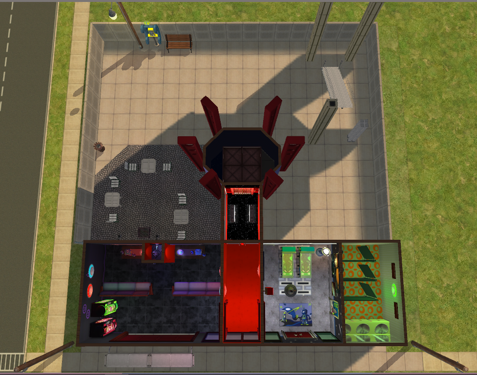 Mod The Sims - Vic's Awesome Arcade ( MySims Project ) - NO CC