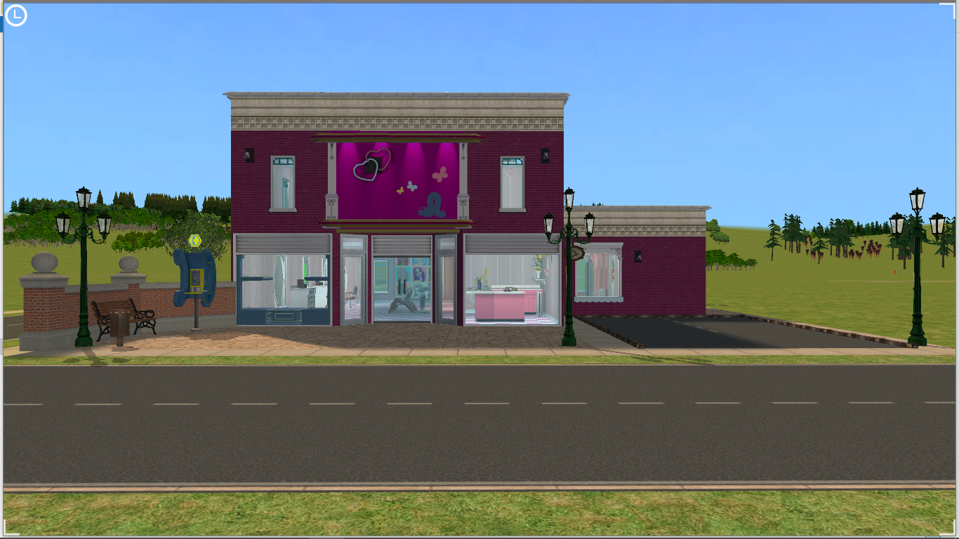 Mod The Sims - MySims Shirley Set (Sim + Hair Salon)