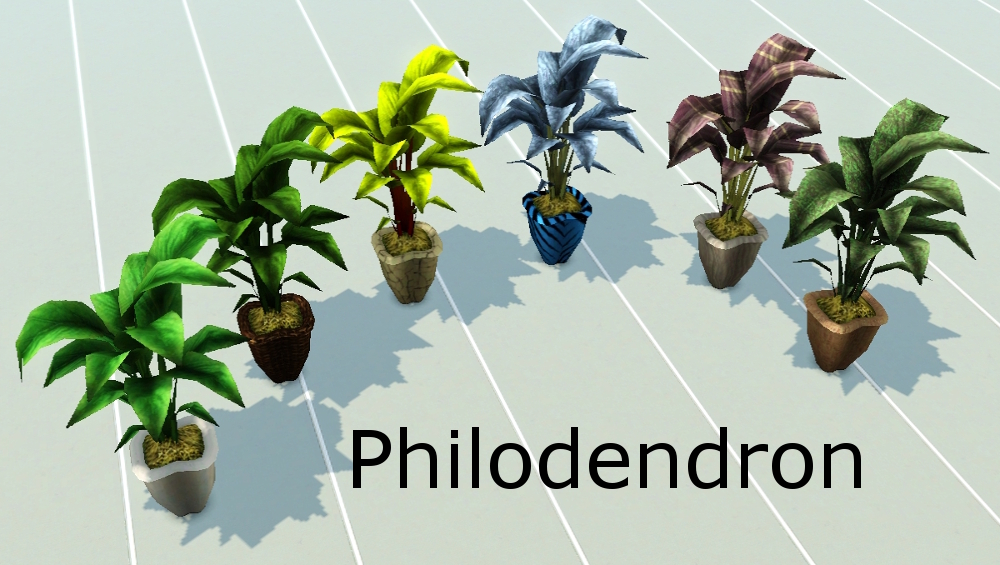 Mod The Sims - EA plants with designable plant-part - 6 base game, 1 ...