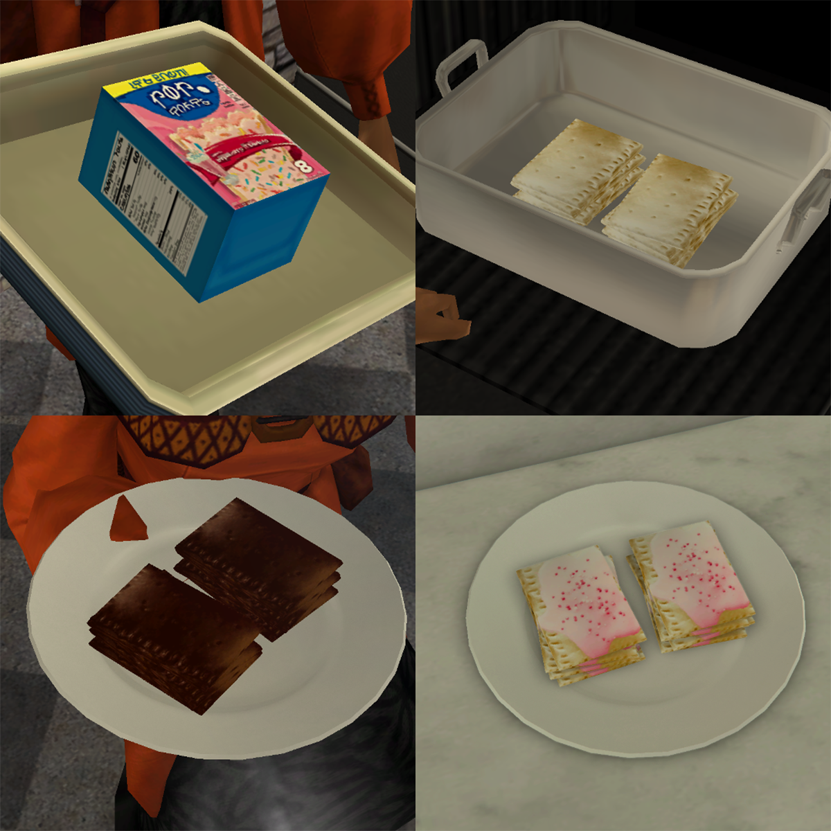 Mod The Sims - Toaster Pastries Default Replacement for The Sims 2