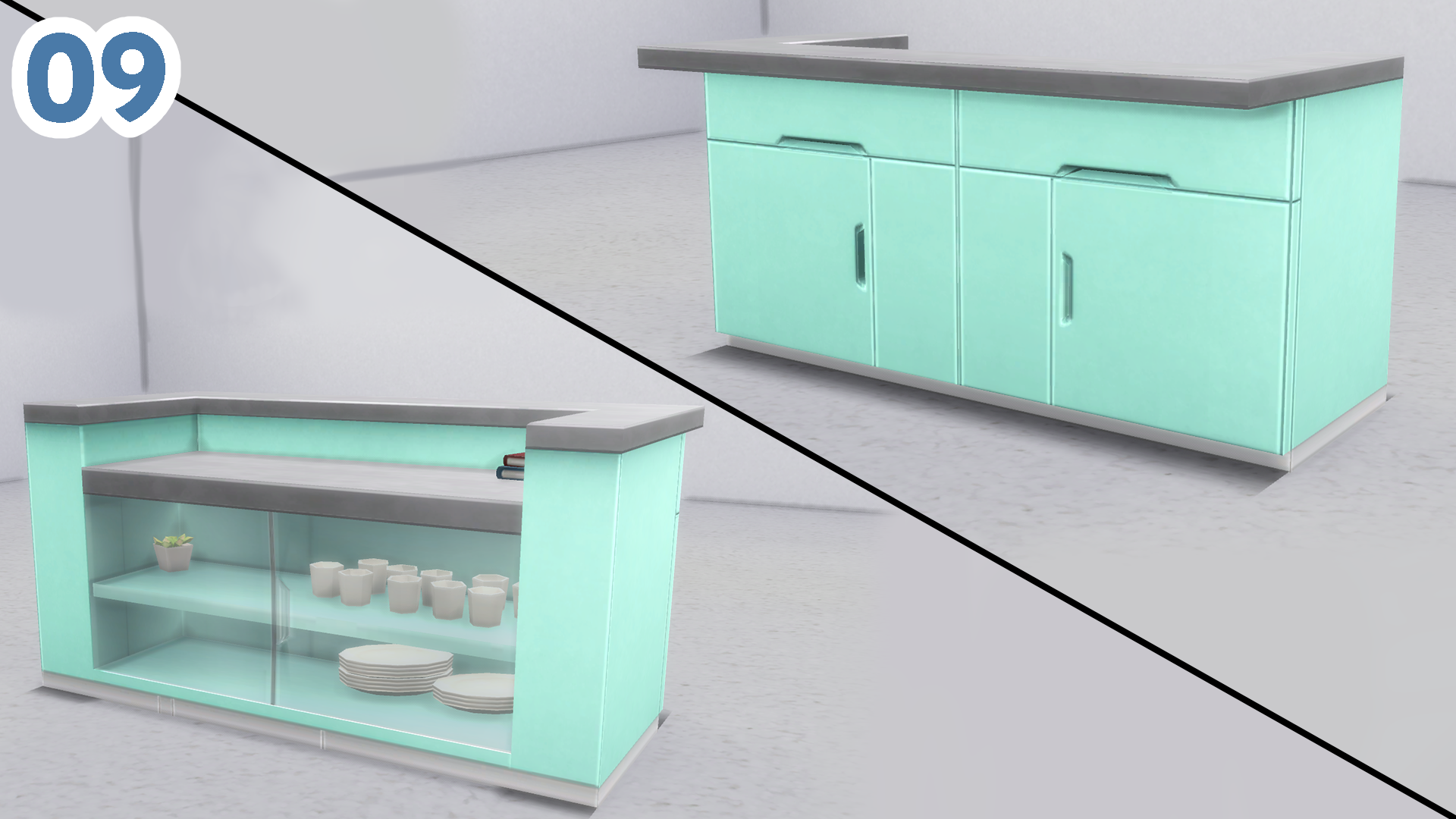 Mod The Sims - Modern Kitchen Bar (Dream Home Decorator)