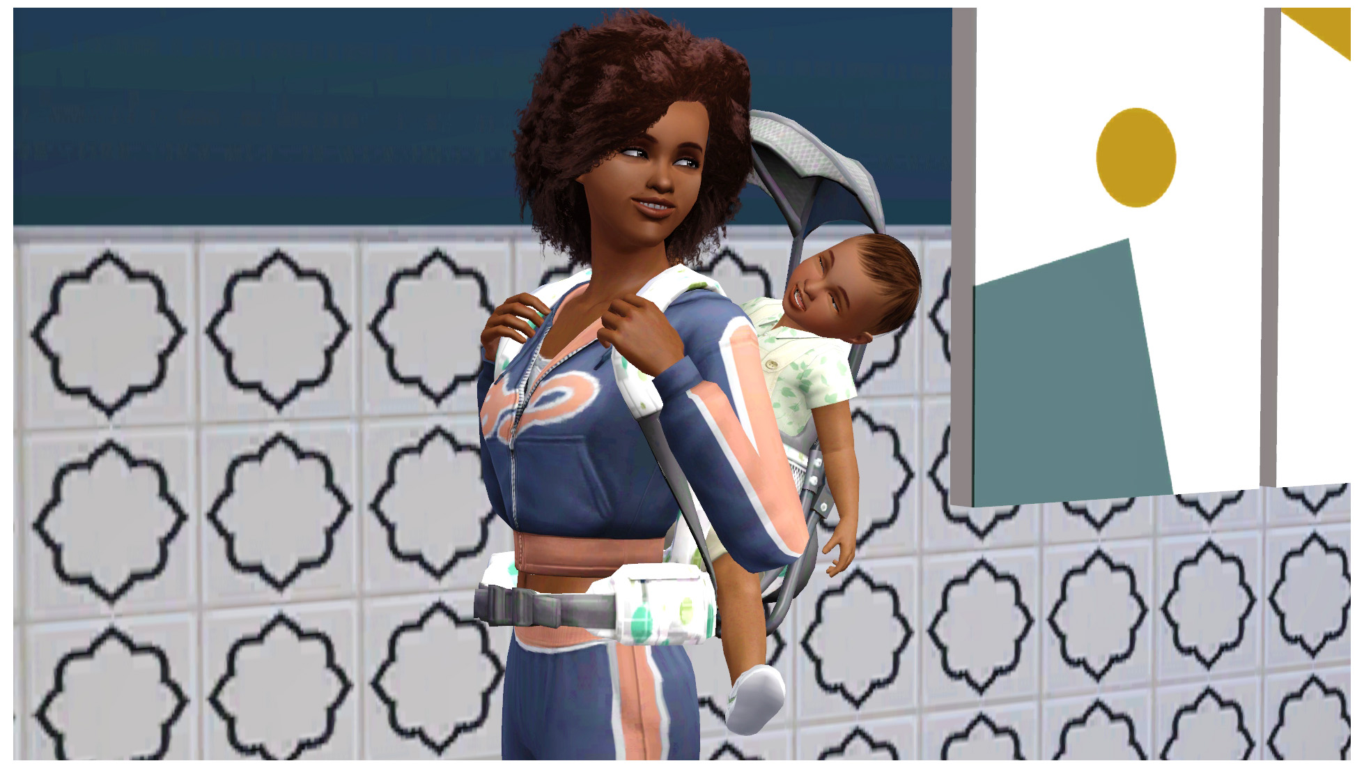 Mod The Sims - Functional Baby Carrier V2