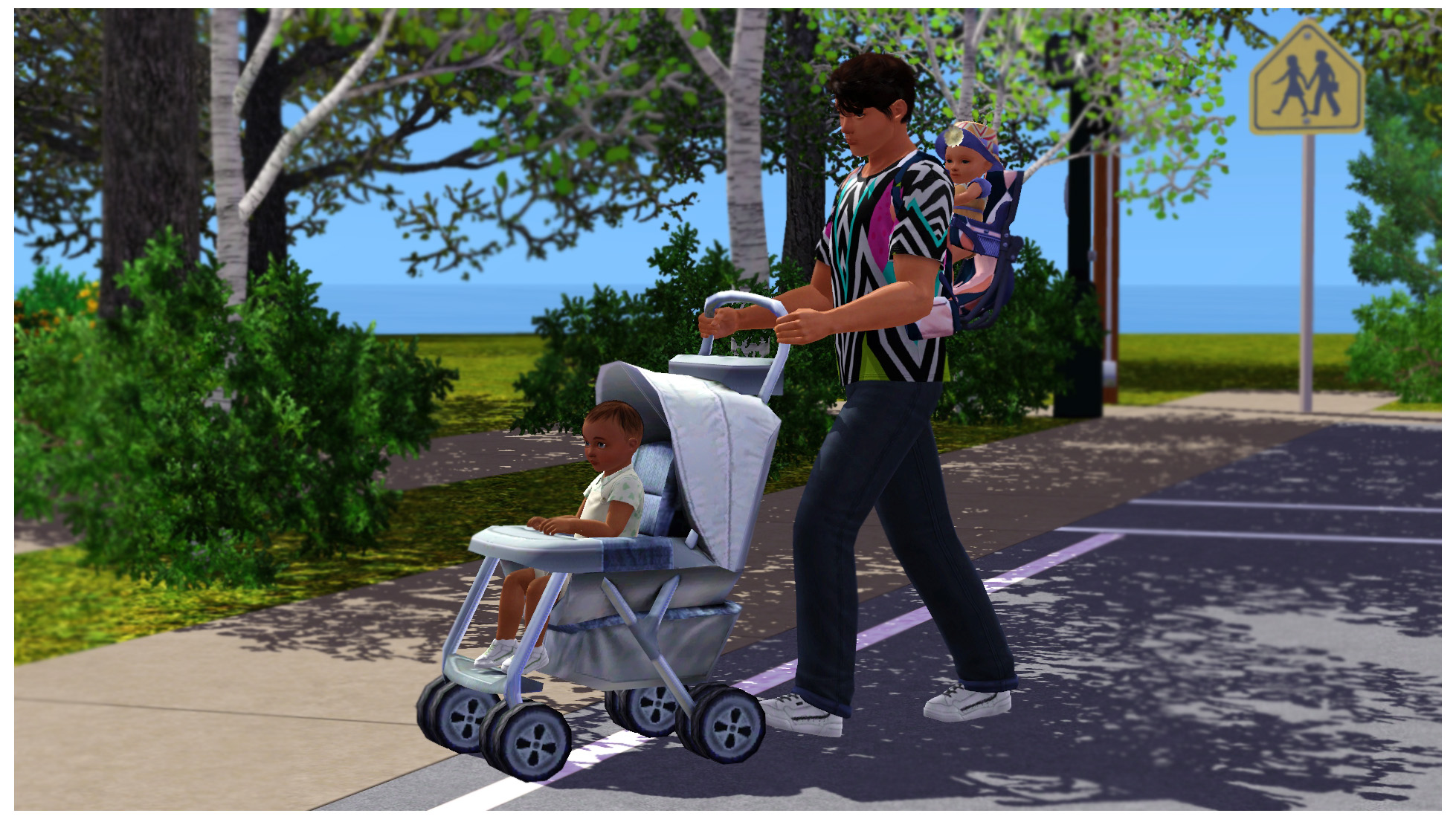 Mod The Sims - Functional Baby Carrier V2