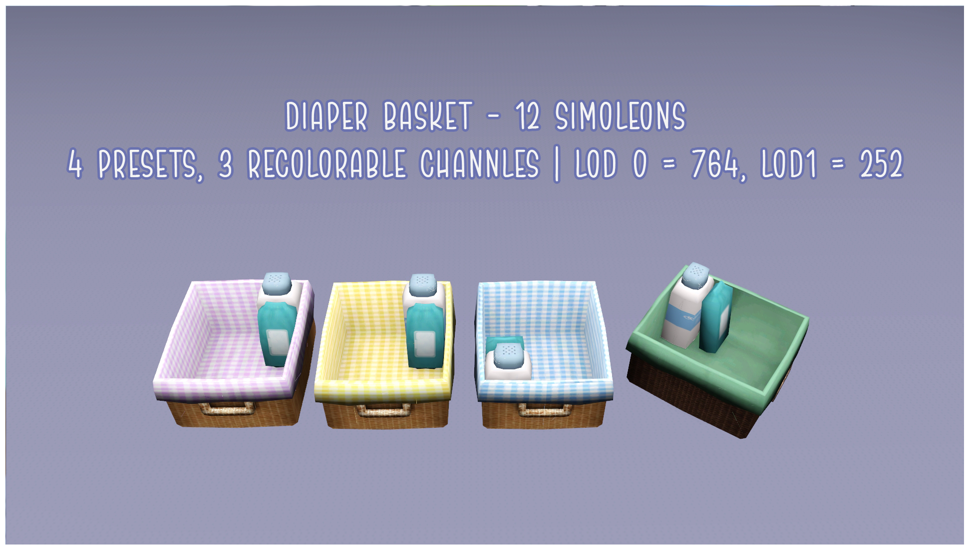 Mod The Sims - Baby & Toddler Changing Overhaul