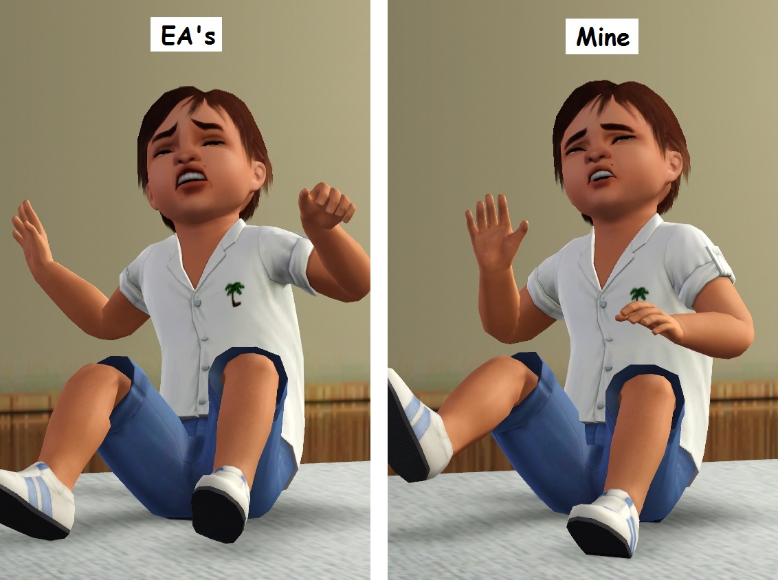 crying animation sims 4