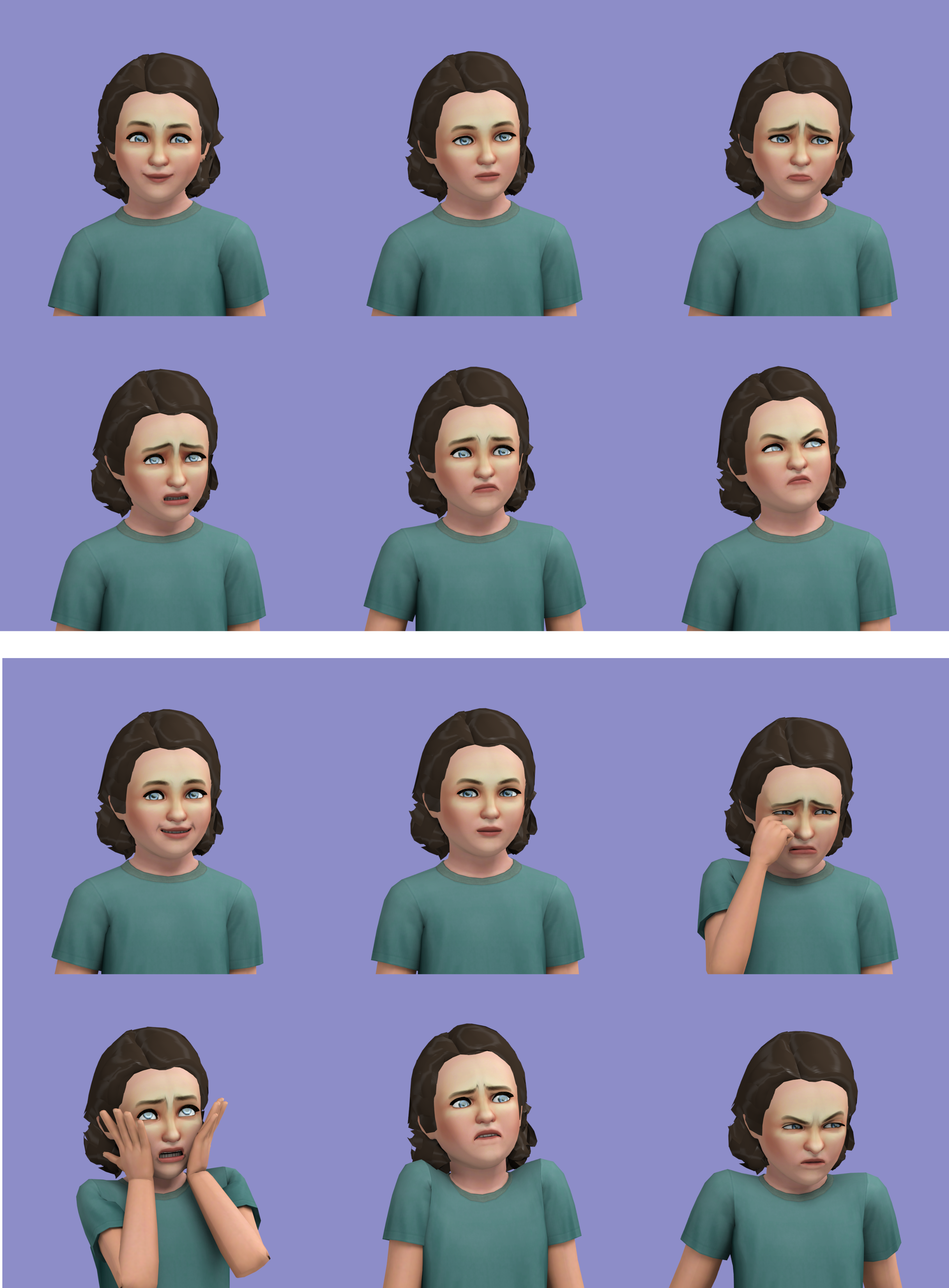 Mod The Sims - New UI Poses (3 Flavours)