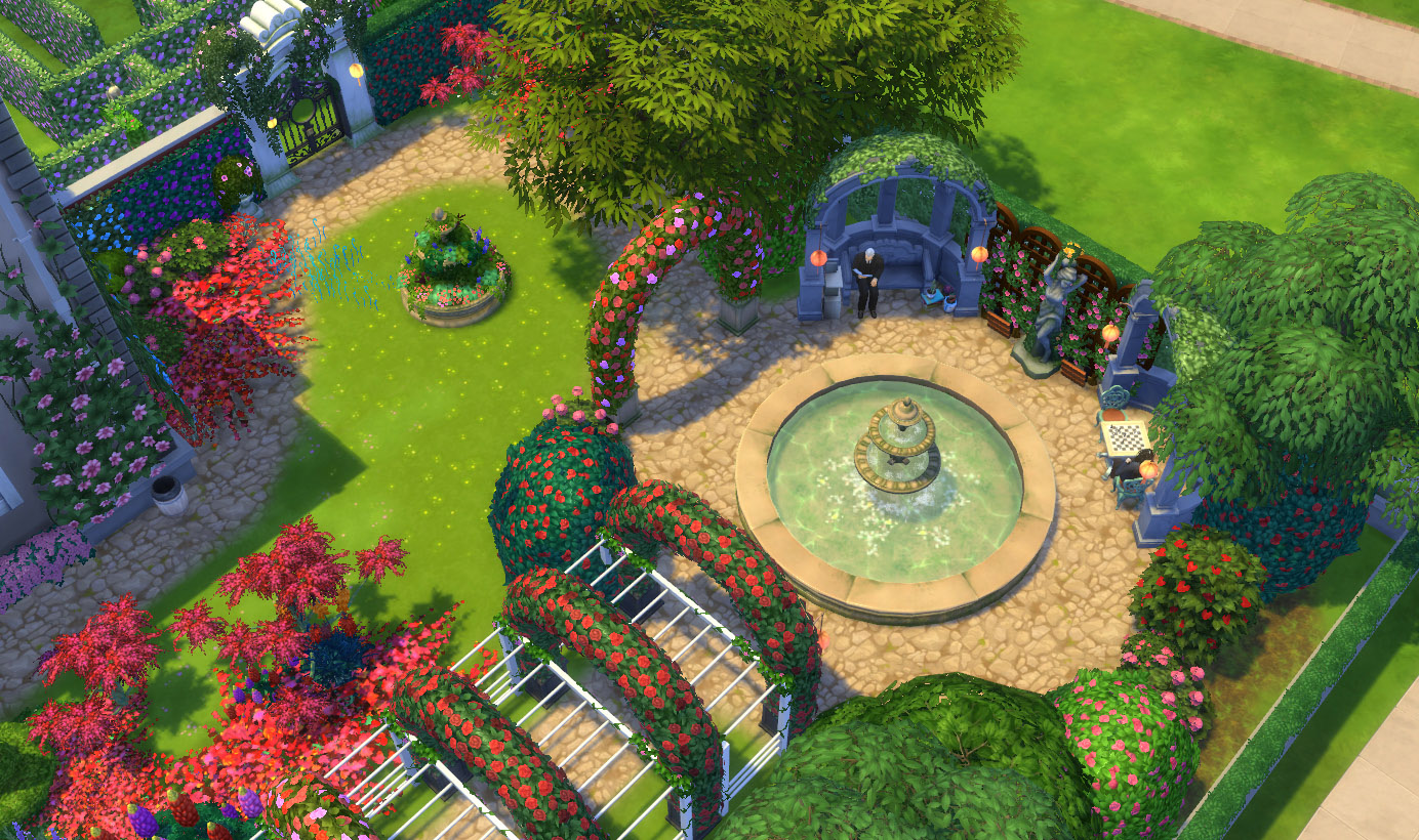 Mod The Sims - The Superhero Mansion/ NO CC