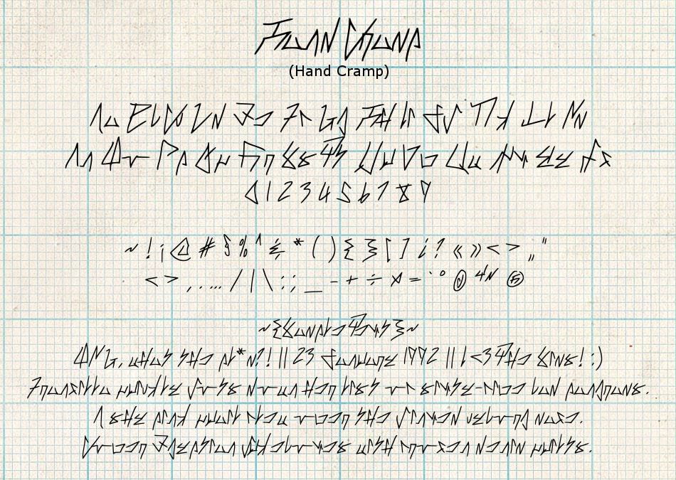 Mod The Sims - Simlish Handwriting Fonts - Part 1