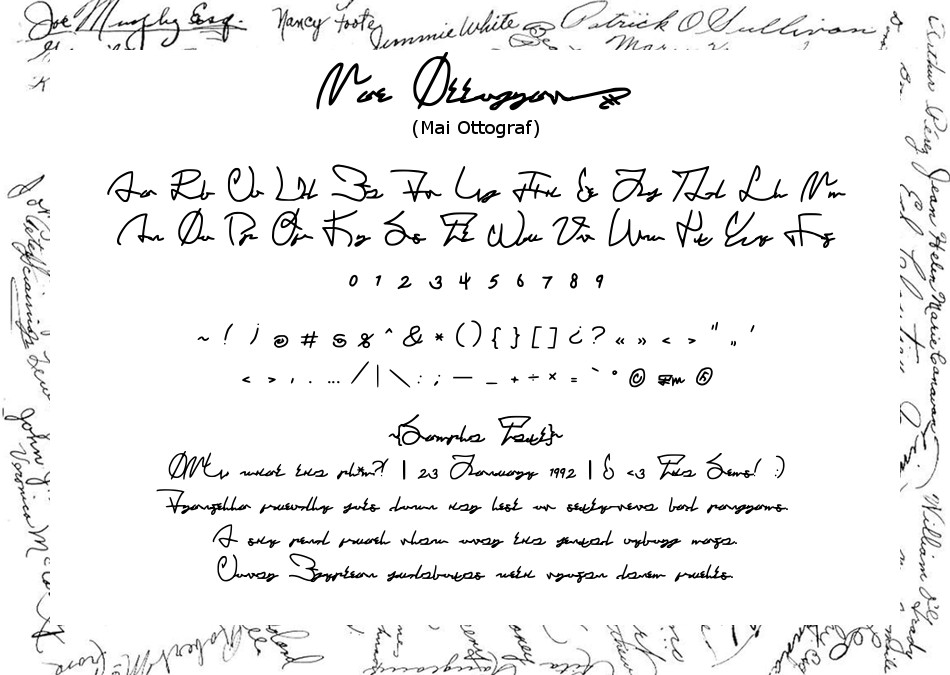 Mod The Sims - Simlish Handwriting Fonts - Part 2