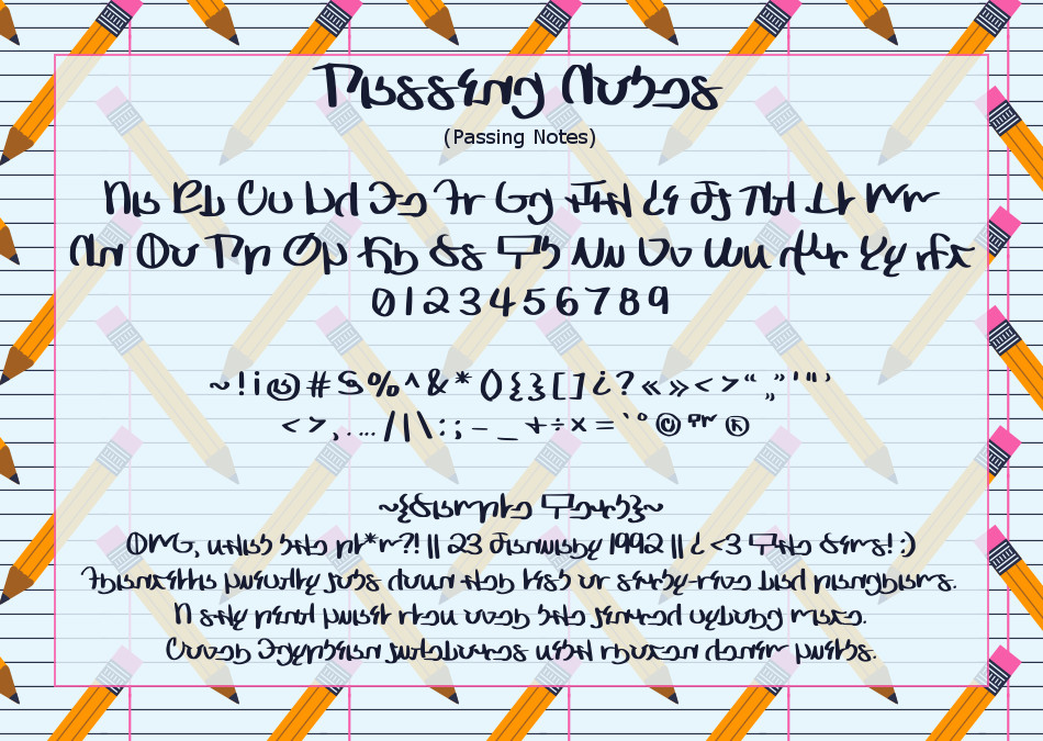 Mod The Sims - Simlish Handwriting Fonts - Part 2