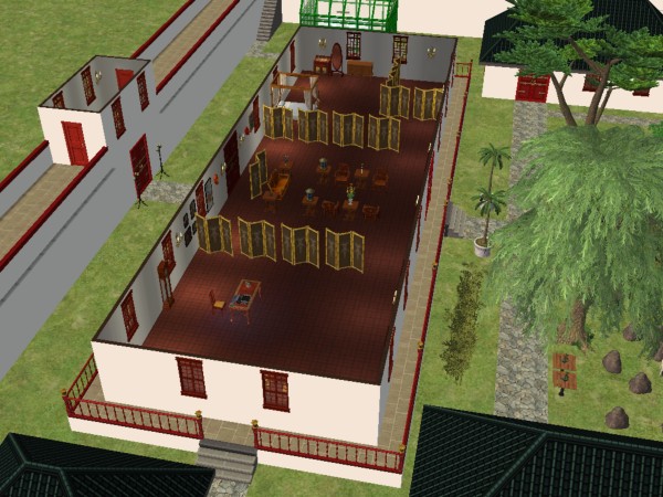 Mod The Sims - Chinese Minor Castle (Defensive Wall)