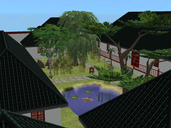 Mod The Sims - Chinese Minor Castle (Defensive Wall)
