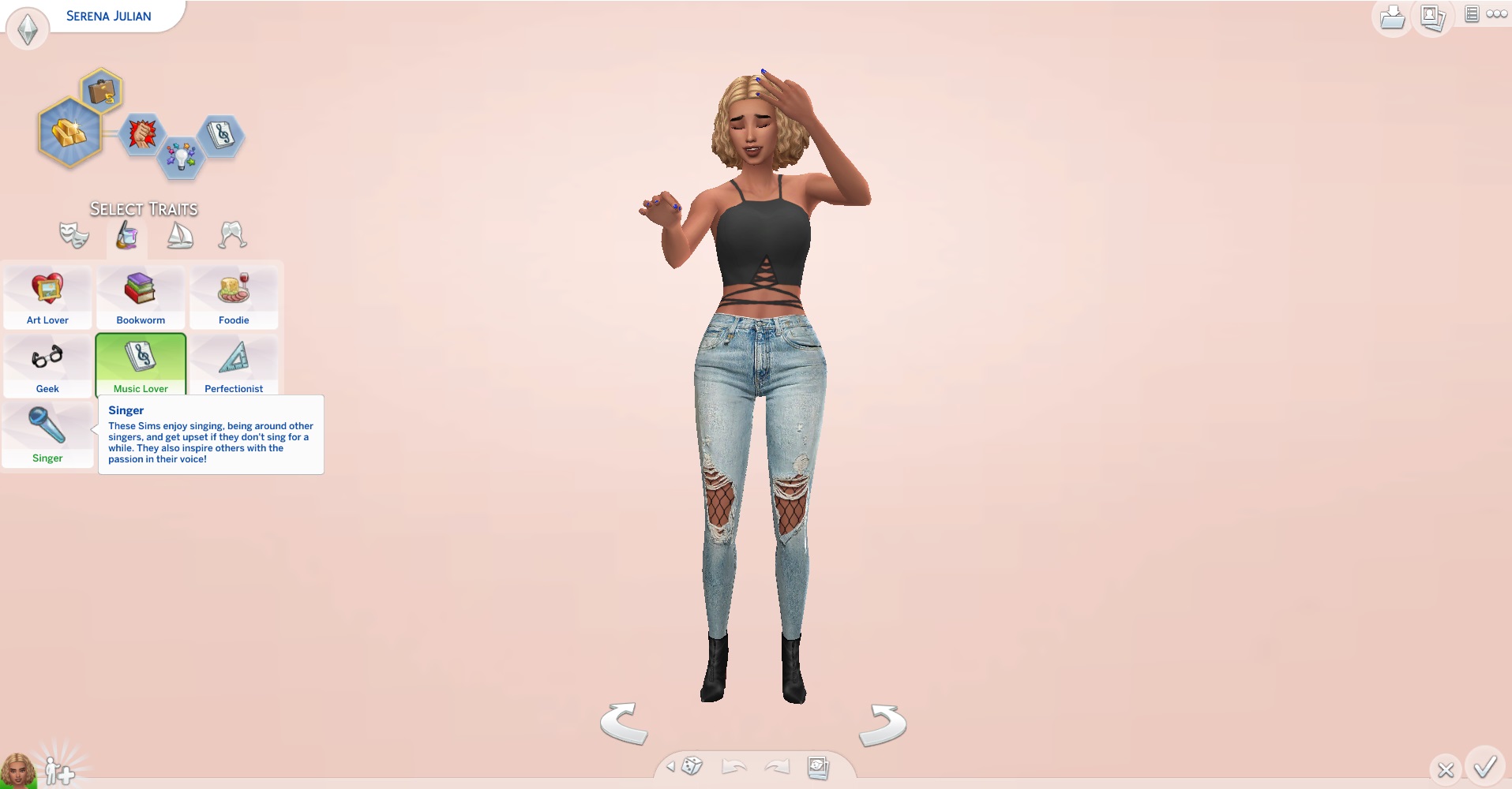 Mod The Sims - The Singer Trait