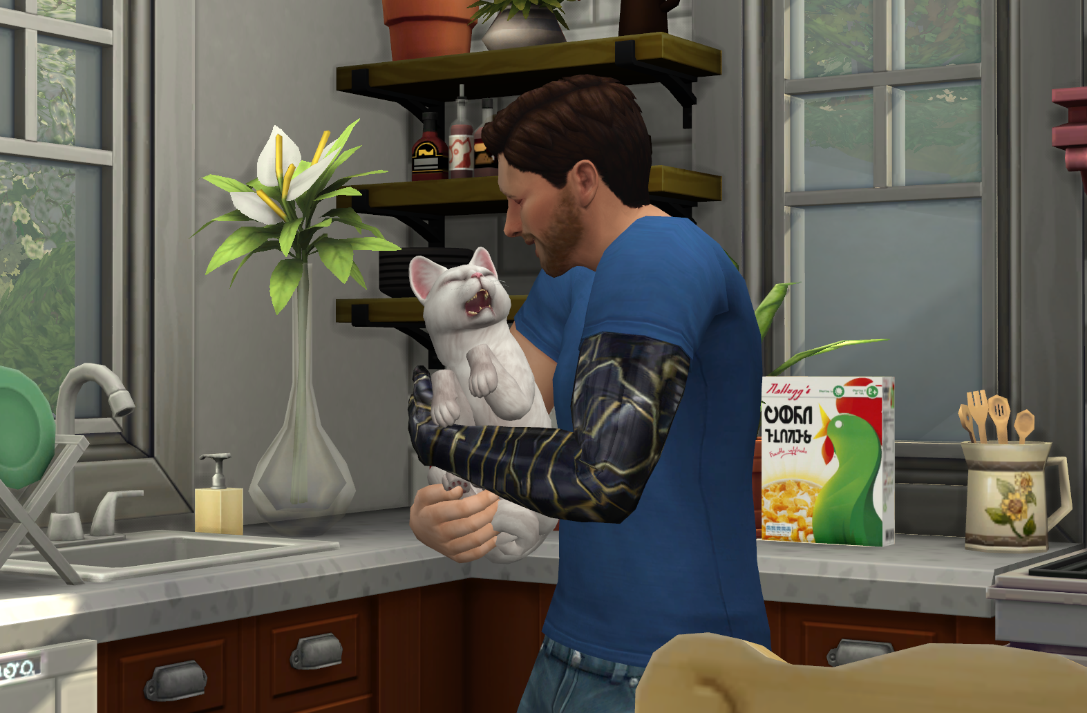 Mod The Sims - [FATWS version] Bucky Barnes metal arm tattoo