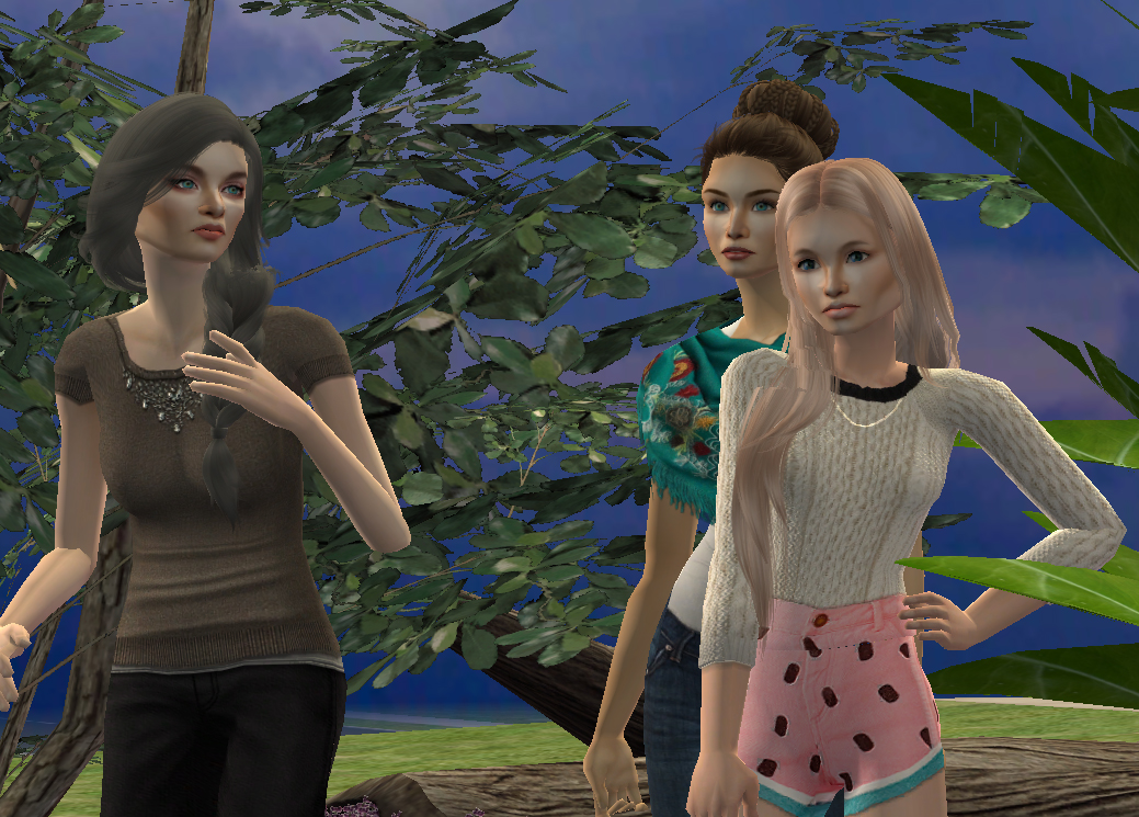 Mod The Sims - Full face makeup kit v2, highlight, nose tip contour ...